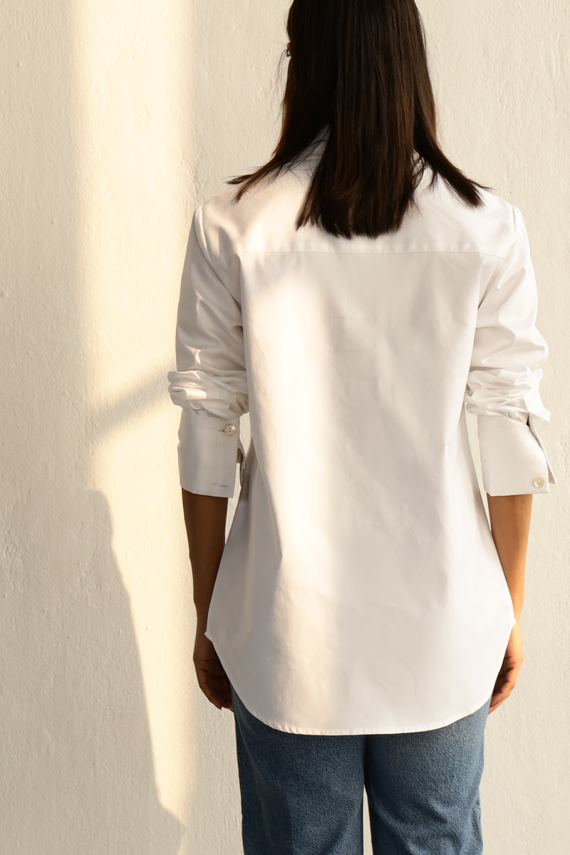 Carter Shirt: Cloud White – OZiSS