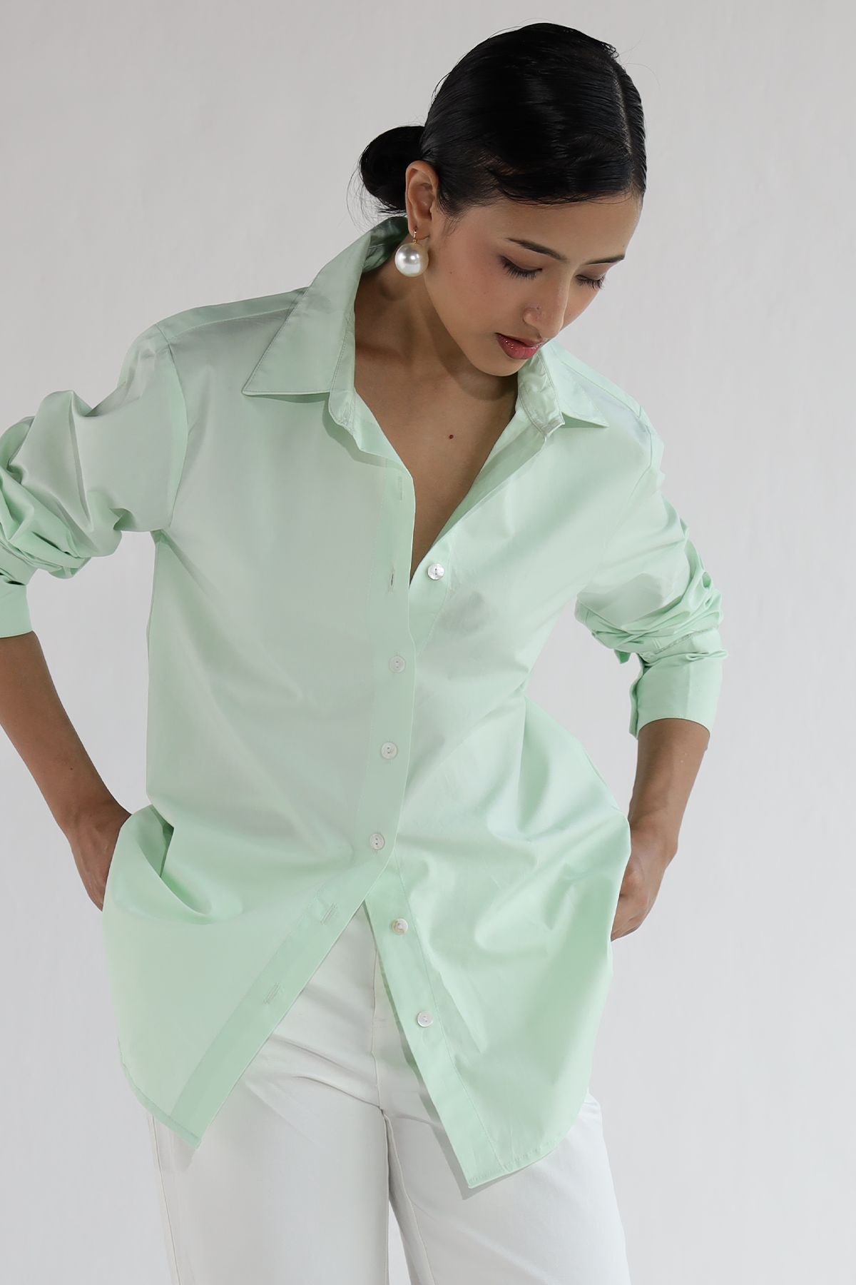 Carter Shirt: Aqua – OZiSS