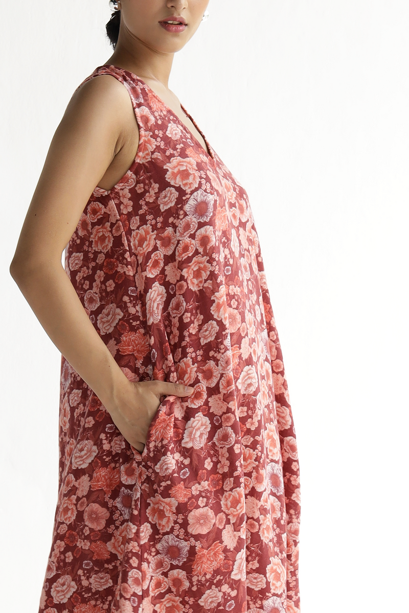 Clara Pocket Dress : Cherry Blossom – OZiSS