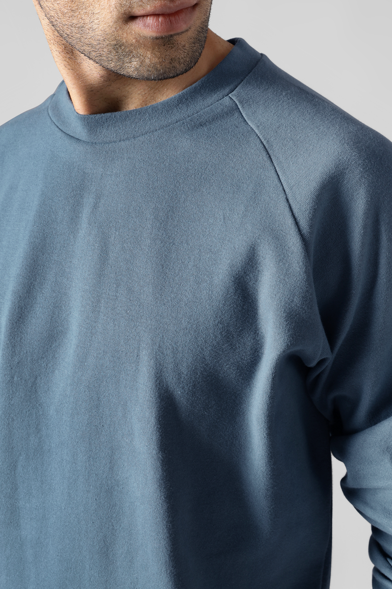 Heavyweight Sweatshirt- Air force – OZiSS