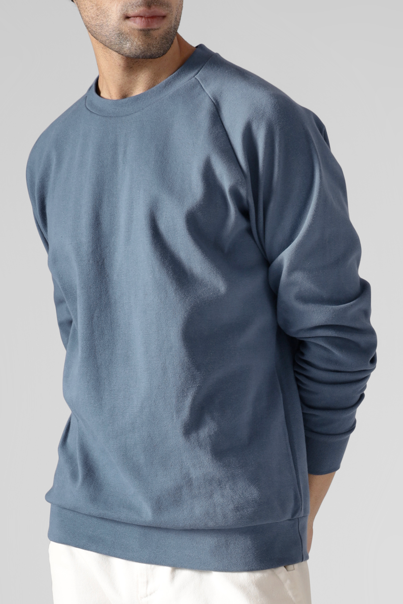 Heavyweight Sweatshirt- Air force – OZiSS